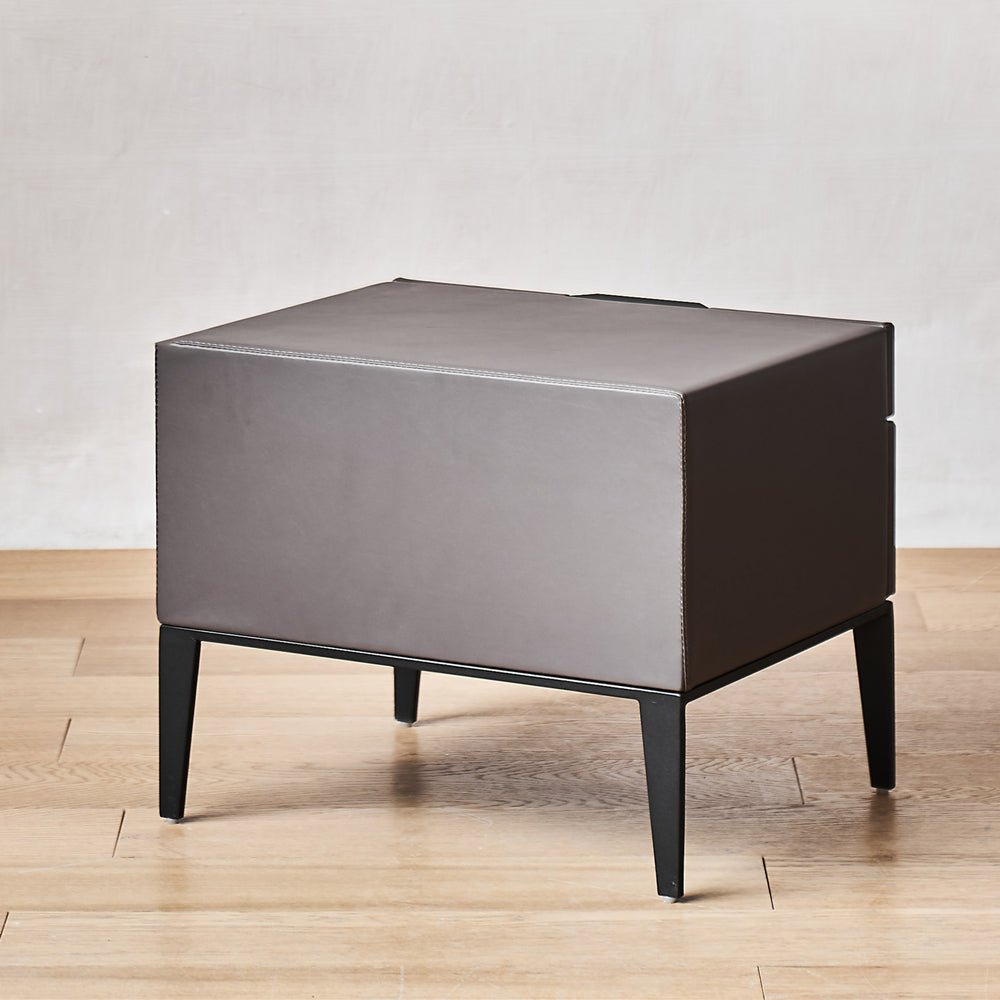 Eden Suede Fabric Upholstered Modern Bed Frame/Bedside Table– CASASPACE