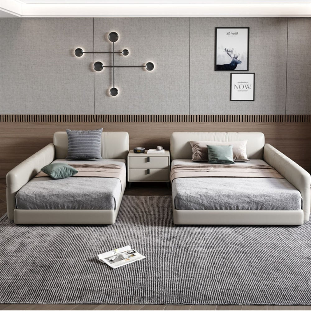 Abbigai Family Bed – Spacious Custom Family Bed, Divided Frame Design ...