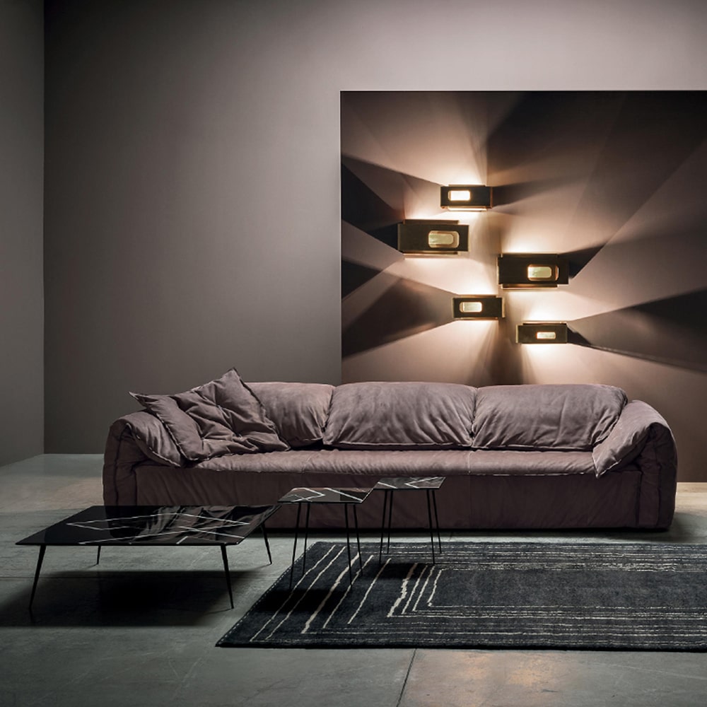 Alison Suede Fabric Luxury 3-Seater Sofa Modern Couch– CASASPACE