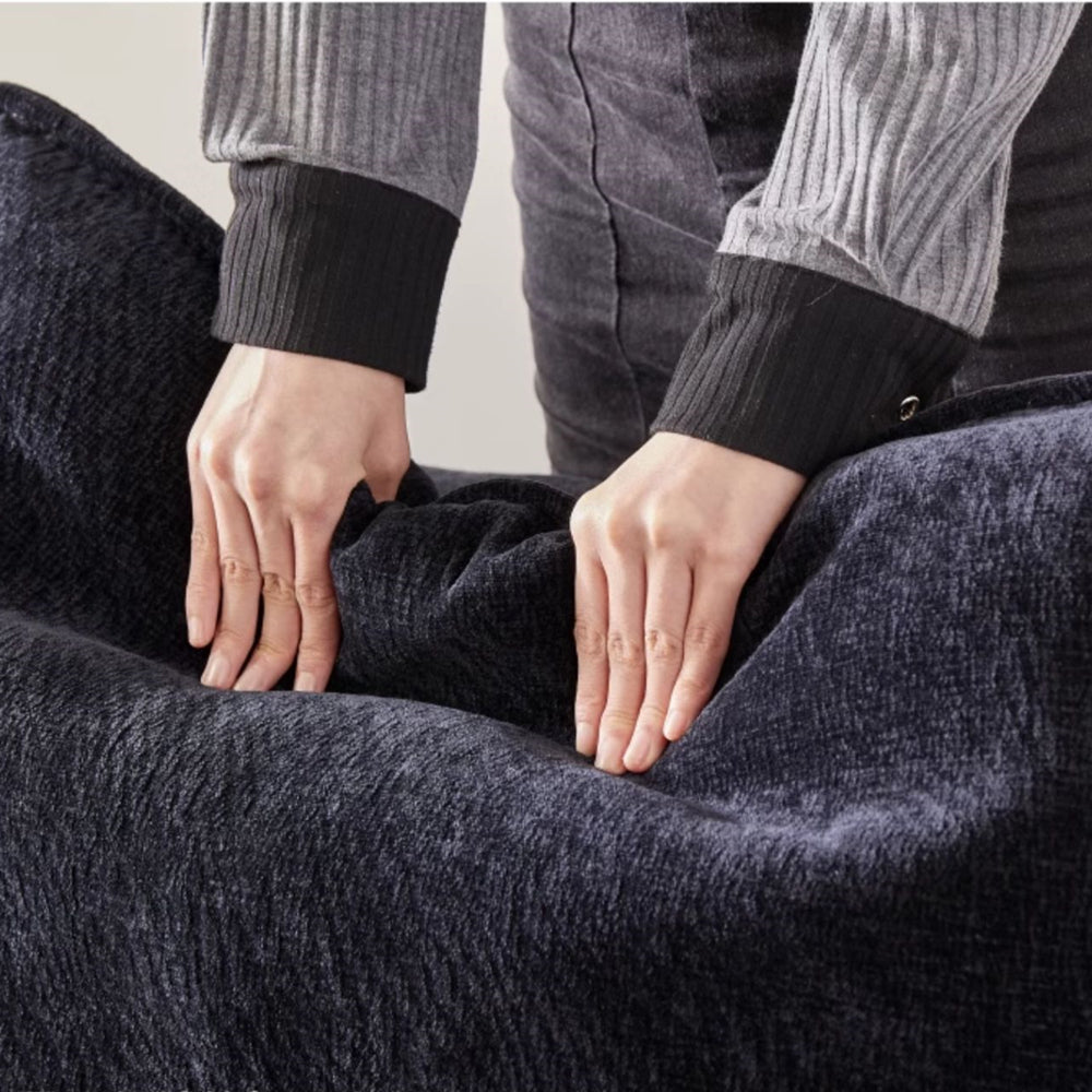 Bronco Chenille Fabric Luxury 3-Seater Modern Arm Couch 2-Pieces Modul ...