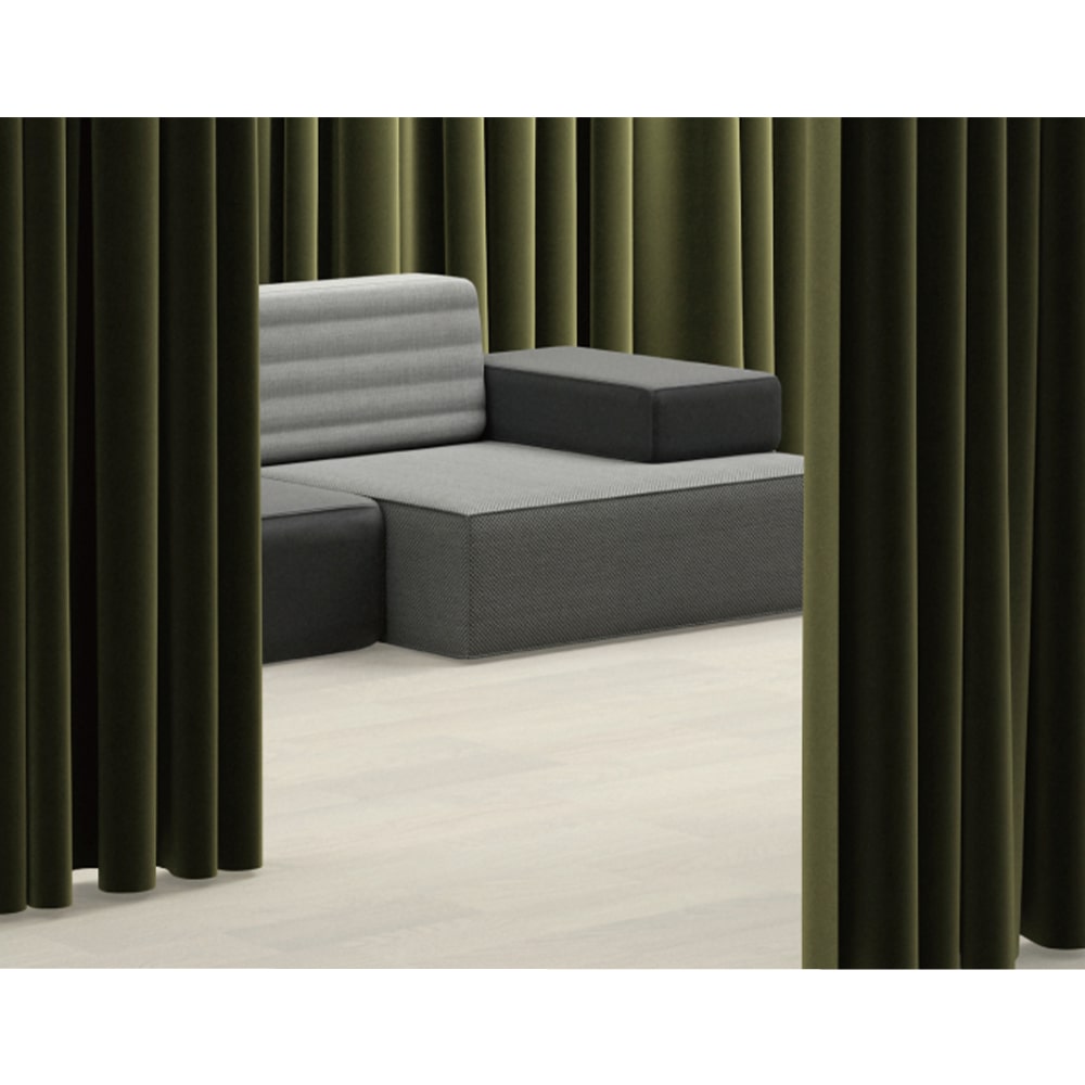 Camdyn Mixed Color Suede Fabric Cube Modern 3-Seater Sofa– CASASPACE