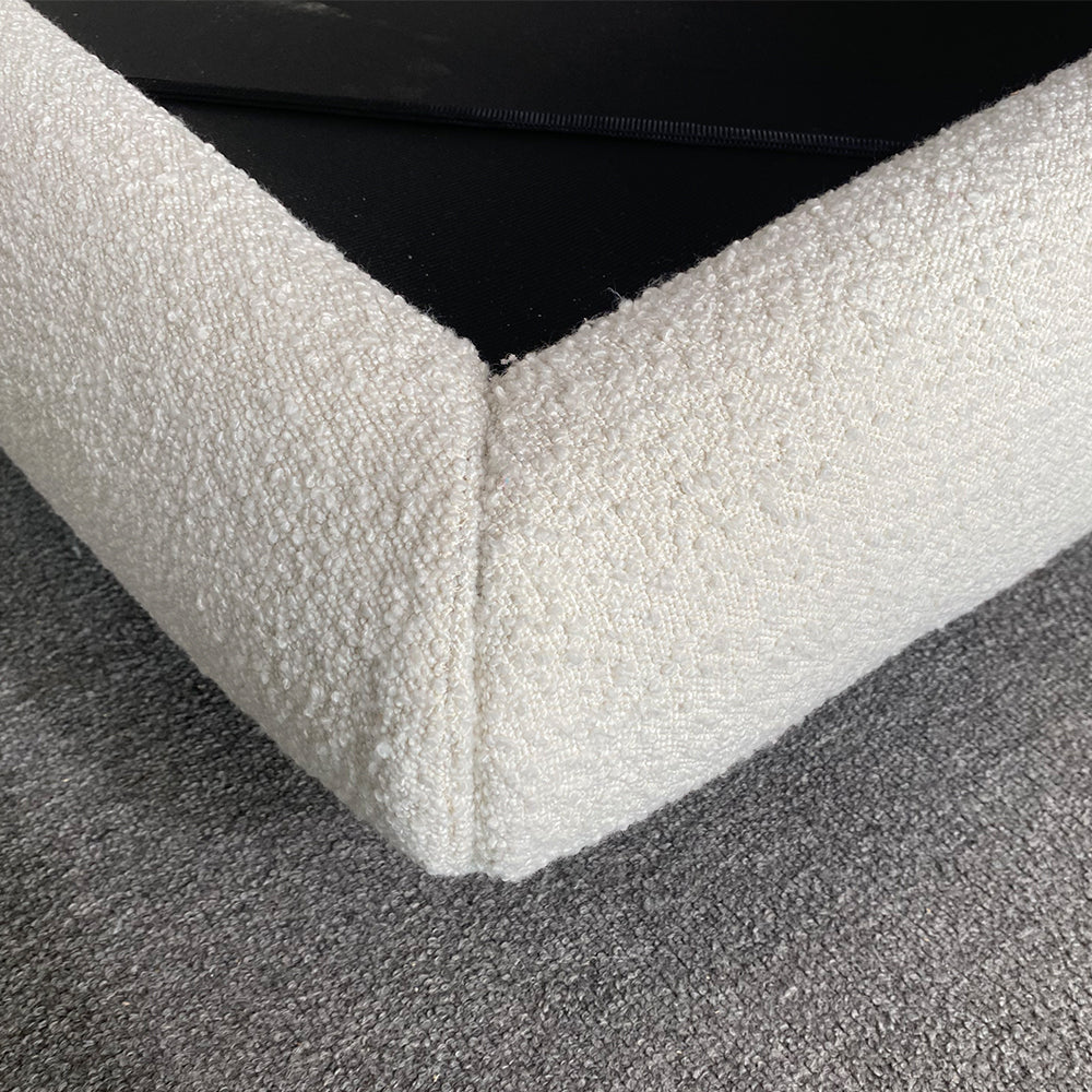 Bailey Boucle Modern Floating Bed Frame– CASASPACE