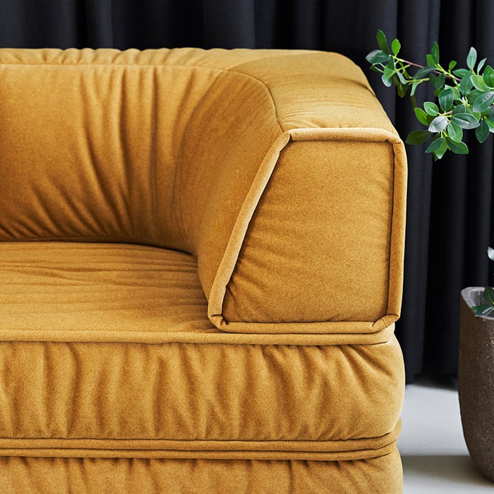 Finlay Removable Armrest Sofa Bed Microfiber Leather Modern Functional ...