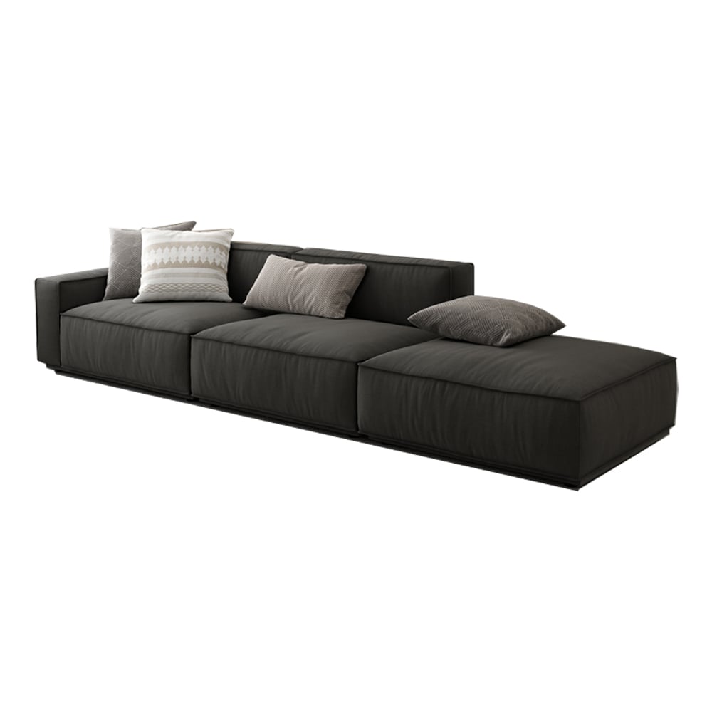 Kay Cube Modular Sofa Set Suede Fabric Minimalism 4-seater Sofa– CASASPACE