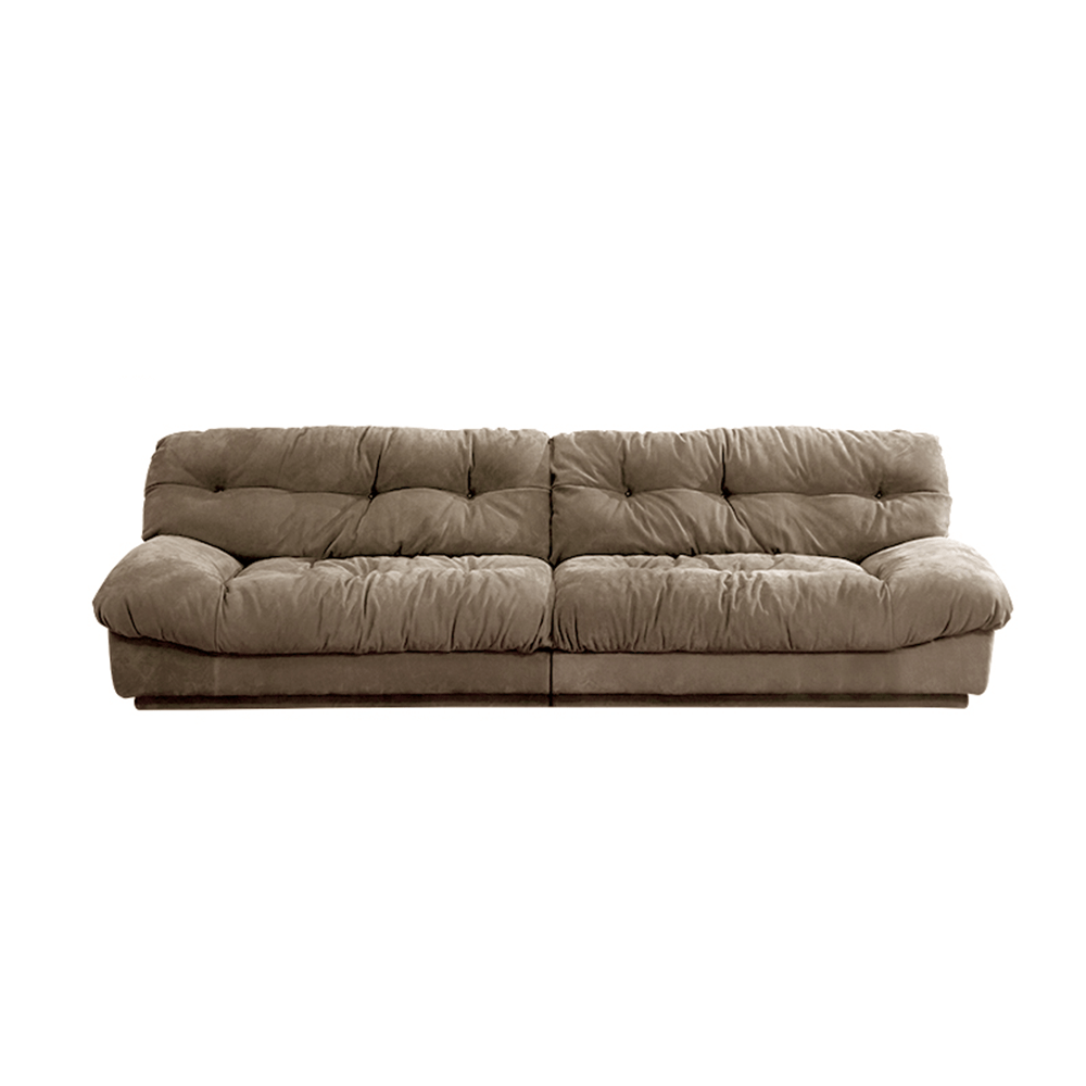 Liz Cloud Suede Fabric Sofa Luxury 3-Seater Interior Couch– CASASPACE