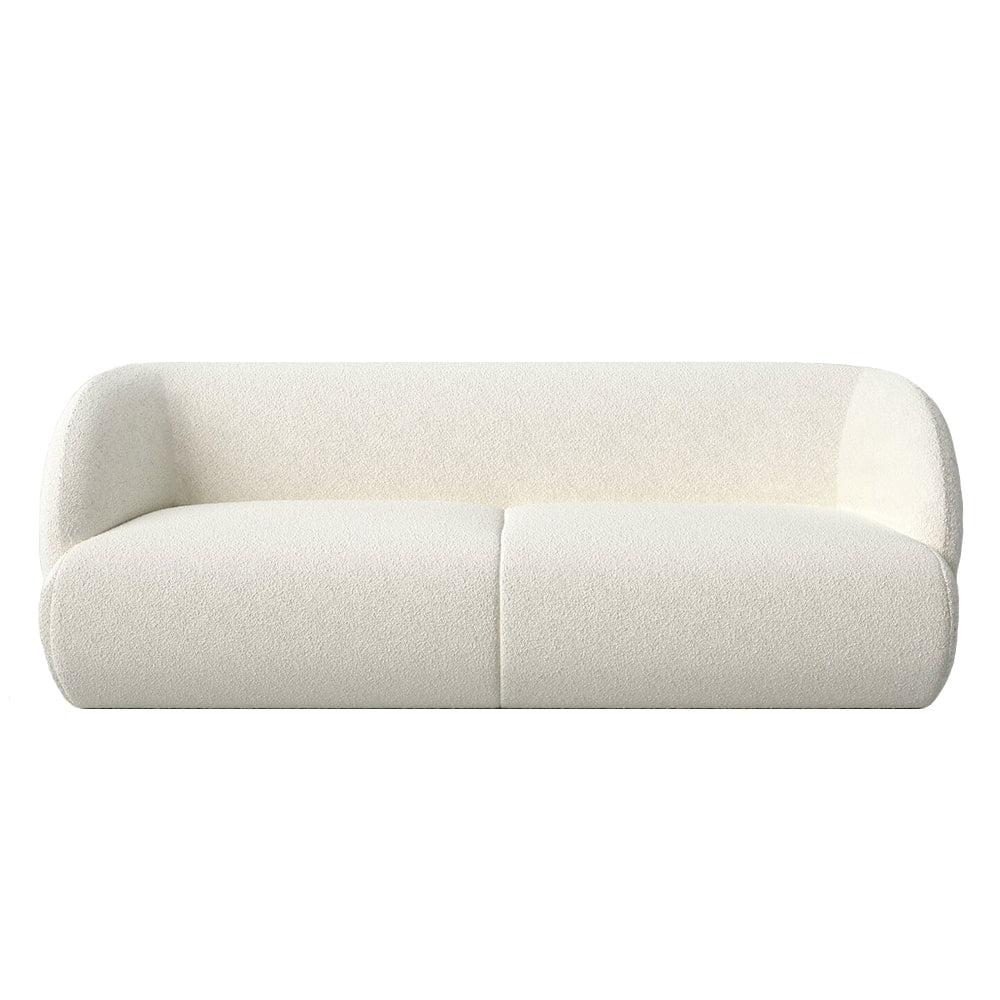Moore Curved Sofa 3-Seater Boucle Sofa Upholstery Sofa– CASASPACE