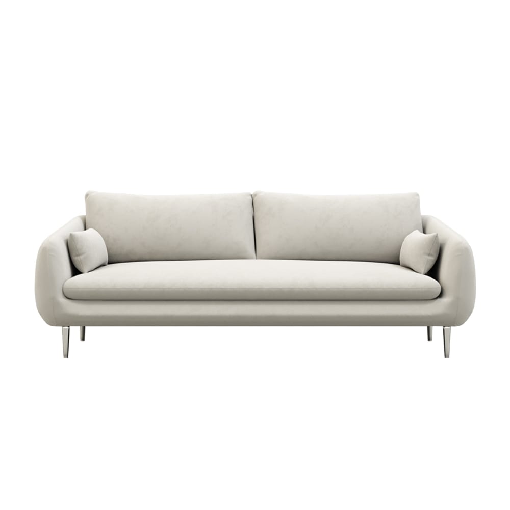 Bailee Velvet Fabric 3-Seater Arm Sofa– CASASPACE
