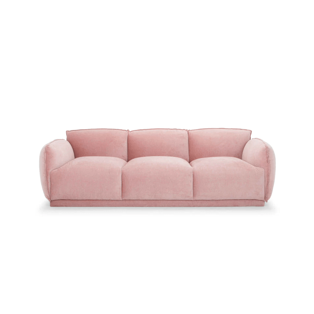 Julisa Velvet Fabric 3-Seater Sofa Interior Arm Sofa– CASASPACE