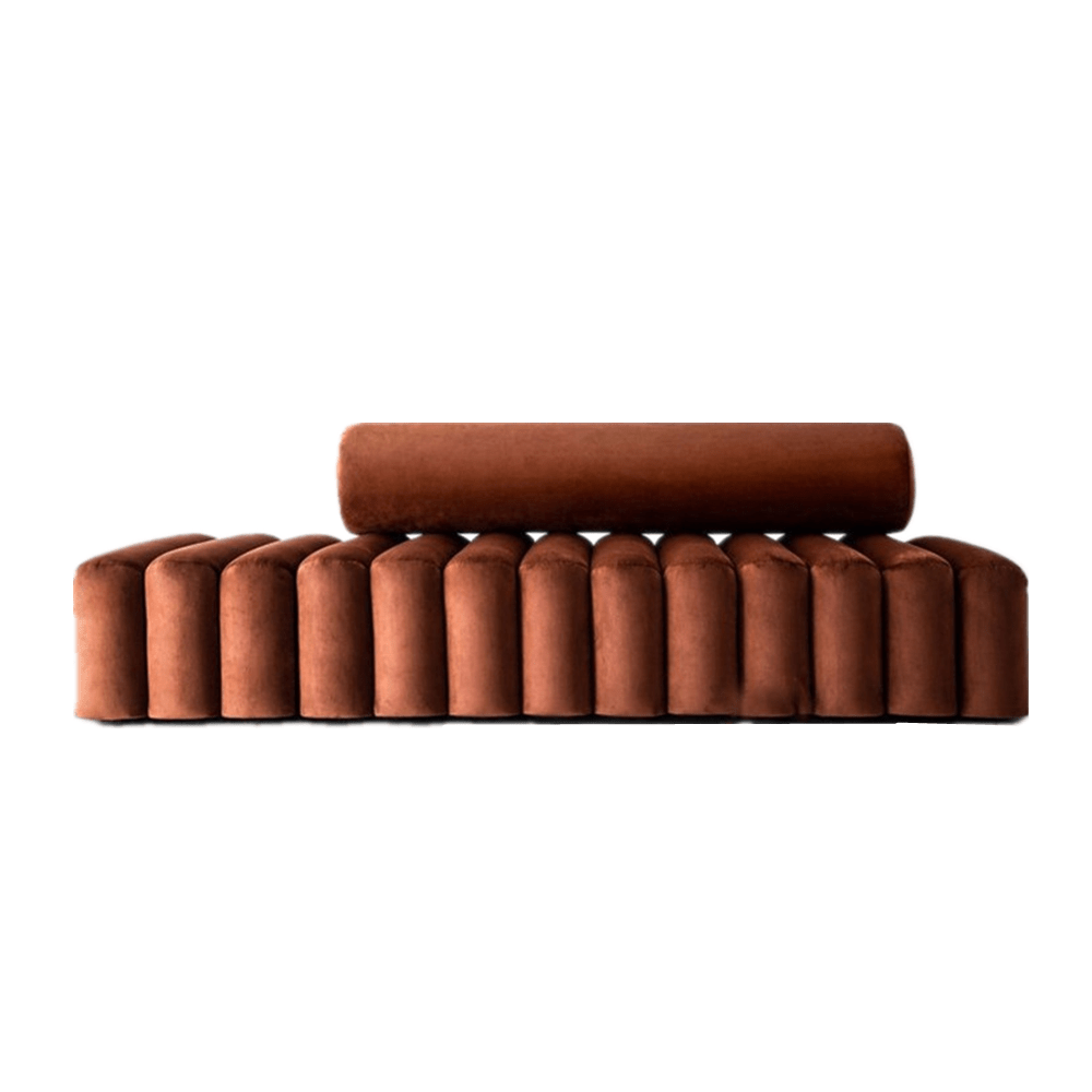 Nora Velvet Fabric 3-Seater Interior Upholstery Sofa– CASASPACE